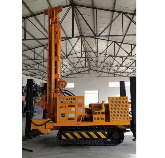hydraulic water well drilling machine Crawler Mounted Well Drilling Rig ...