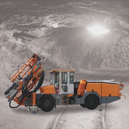Medium-deep Hole Mining drill Rig annular blastholes and parallel holes ...