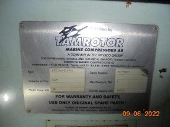 TAMROTOR/TMC EM28-8EANA DECK AIR COMPRESSOR in India