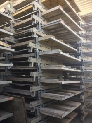 Doka folding platforms in Ulm, Baden-Württemberg, Germany