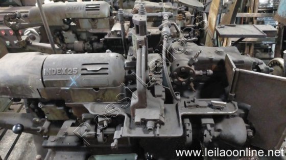 single-spindle automatic cam lathe, specifically an INDEX 25 model from ...