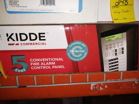 Kidde Commercial 5-Zone Conventional Fire Alarm Control Panel in ...