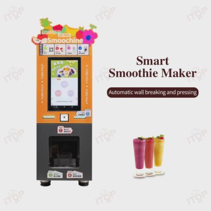 24-hour Smart Desktop Fruit Smoothie Vending Machine With Coin Qr Code ...