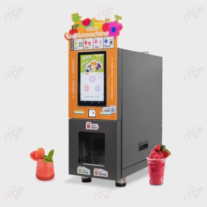 24-hour Smart Desktop Fruit Smoothie Vending Machine With Coin Qr Code ...