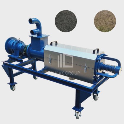 Screw Type Solid-Liquid Separator for Animal Manure in Shanghai ...