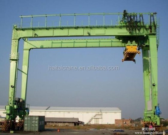 Rubber Tyred Gantry Crane Rtg Hydraulic Gantry Crane Easy Operated ...