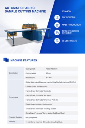 Wide Fabric Sample Cutting machine in Leeds, United Kingdom