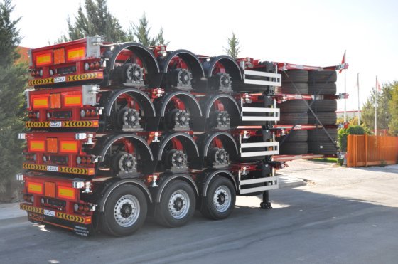 HIGH CUBE EXTENDABLE CONTAINER CHASSIS in Konya, Turkey