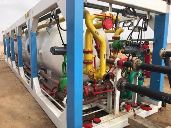 Separator OILTEAM: 3 Phase Horizontal Separator in Egypt