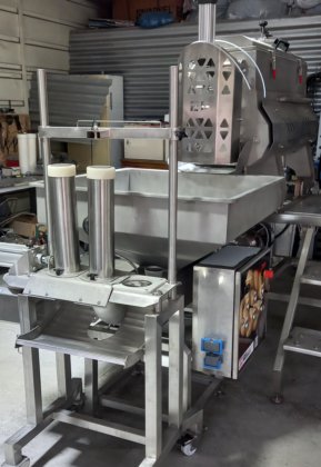 cooking steam stretching cheese in Bulgaria