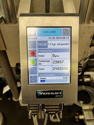 CLI Automatic One Sided Pressure Sensitive Panel Labeler, model 510E in ...