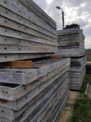Rasto Hunnebeck formwork, 260m2 with big plates in Torun, Poland