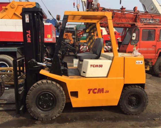 Good Working Condition 5 ton TCM forklift FD50 /Japan made tcm 2.5ton ...