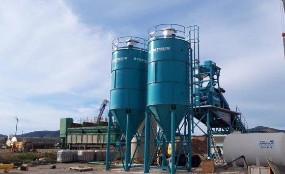 Nouvelle Silo à ciment vertical de 50 tonnes | Silo en béton à Izmir ...