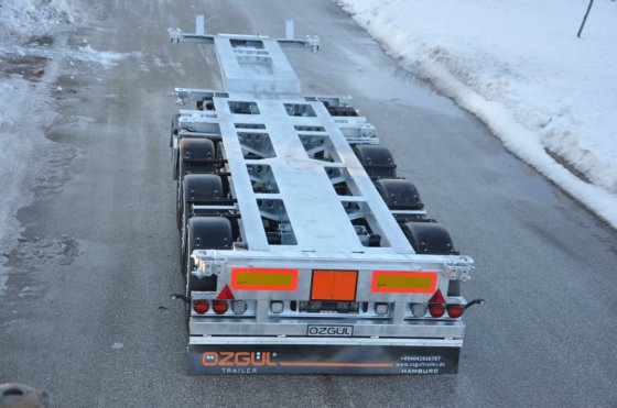 GALVANISED HIGH CUBE EXTENDABLE CONTAINER CHASSIS in Konya, Turkey