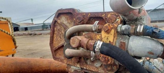 Air compressor track drill rock blasting shooting in Utah, USA