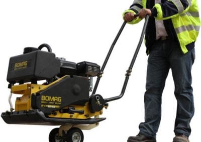Plate Compactor Wheels (for transporting Bomag compactor on the ground ...