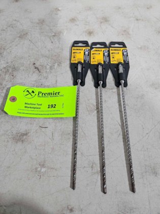 (3) 3/16" Dewalt DW5405 High Performance SDS Plus Hammer Only Drills in ...