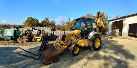 New Holland 555E Backhoe Loader