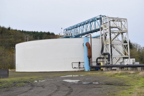 Westech thickener 115 ft (35 Meter) Column Supported clarifier in ...