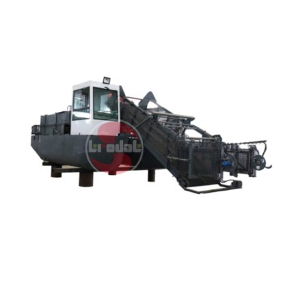 Seaweed Weed-Cutting aquatic weed harvester in Jinan, China