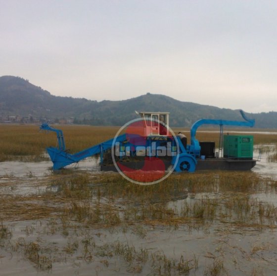 Seaweed Weed-Cutting aquatic weed harvester in Jinan, China