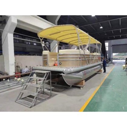Aluminum Pontoon Recreational River Party Deck Boat Pontoon Boat ...