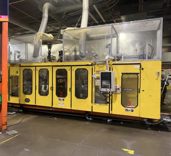 Bekum Model BM-705D Continuous Extrusion Blow Molding Machine in Harvey ...