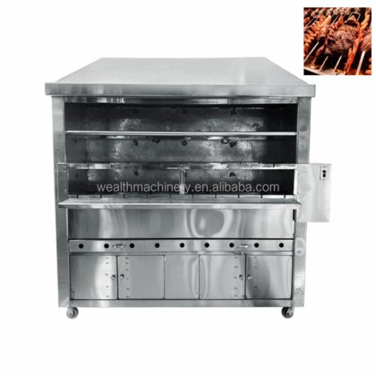 2021 Automatic rotating barbecue machine lamb Fish Lamb Leg Pork Shrimp ...