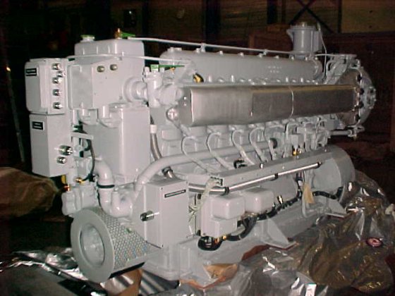 1975 MWM TRHS 518-A MARINE DIESEL ENGINE in Werkendam, Netherlands
