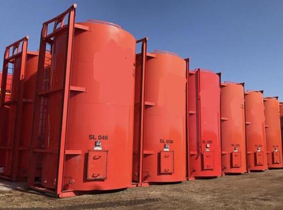 400 bbl Vertical Tanks in North Dakota, USA