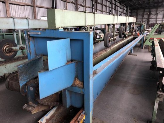 Soderhamn Eriksson Outfeed conveyor after edger in Karlholmsbruk, Sweden