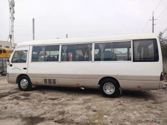 white color bus manual diesel engine 2017 japan toyota coaster bus ...