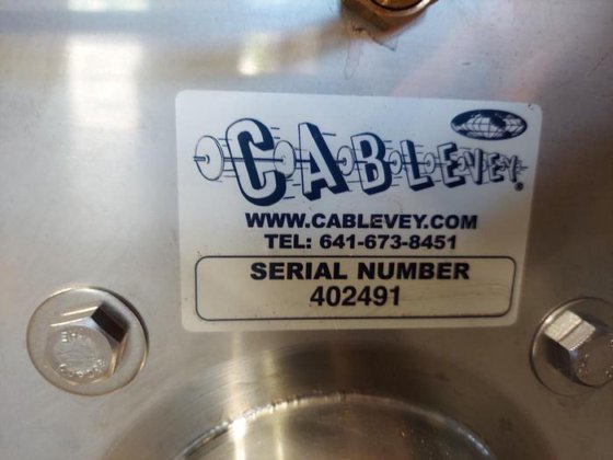 4” CABLEVEY TUBE CONVEYOR DISCHARGE VALVE. ROTARY DISCHARGE DIVERTER ...