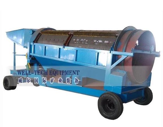 waste sorting trommel screen in Jiangxi, China