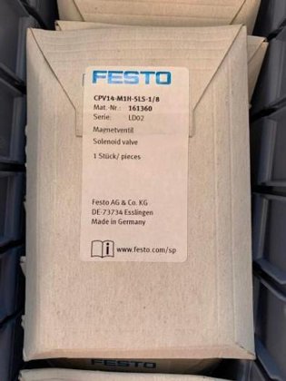 Festo 161360 - CPV14-M1H-5LS-1/8 SOLENOID VALVE in Warsaw, Poland