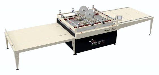 APR Maxi Athos semi automatic large format taping machine in Luton ...