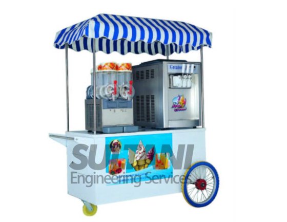 Slush and Ice Cream Machine Cart in Lahore, Pakistan
