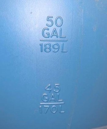 50 Gal Plastic Liquid Storage Drum Container w/ Lid in Shippensburg, PA ...