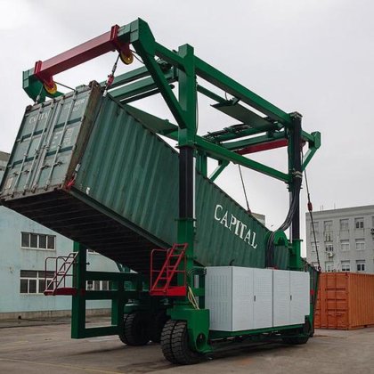 Nouvelle Pont à haubans mobile de 50 tonnes grue à portique conteneur ...