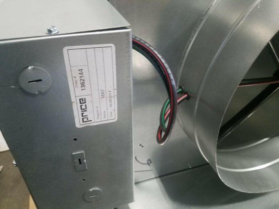 Price SDV SINGLE DUCT TERMINAL UNIT Duct Valve Damper & Hot Water ...