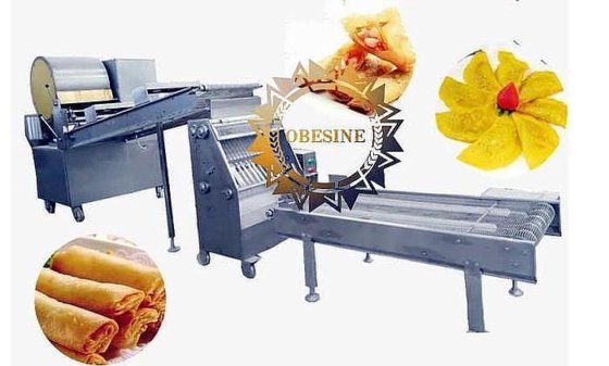Automatic spring roll making machine in Shijiazhuang, Hebei, China