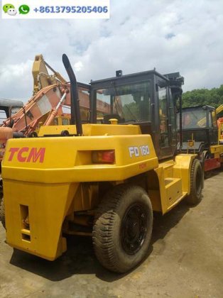 16 ton heavy forklift TCM FD160S original from Japan for sale in ...