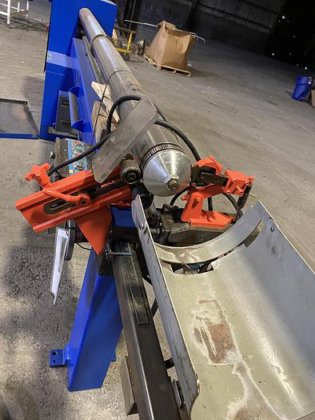 120" APPLETON CORE CUTTER MODEL D21SH1010 SEMI AUTOMATIC in United States