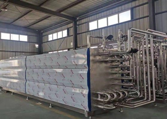 Pasteurization SUS304 Uht Milk Processing Machine Steam Sterilization ...