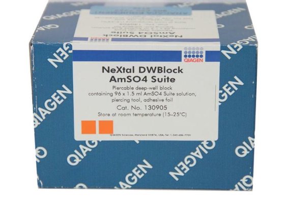 Qiagen 130905 NeXtal DWBlock AMSO4 Suite Pierceable Deep-Well Block New ...