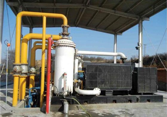 coal bed Methane gas screw compressor screw type in Shanghai, China