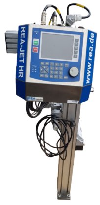 HR 2K inkjet printer barcode labeling in Würzburg, Bavaria, Germany
