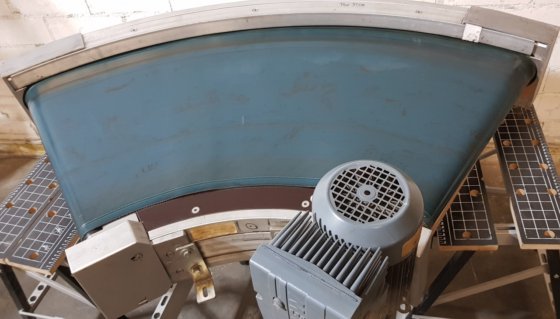 Transnorm belt curve conveyor right GKF 70°-730-600 IR600 in Würzburg ...