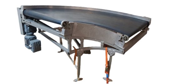 Transnorm belt curve conveyor 90° Helix spiral left 980-800 IR600 in ...